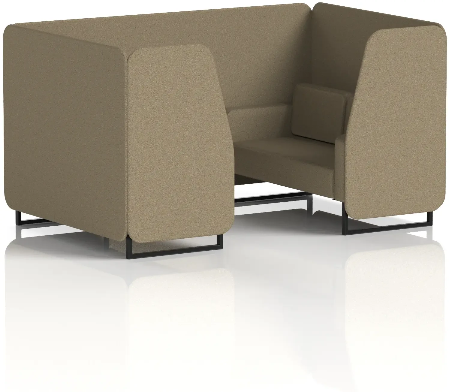 Dynamic Brixworth 4 Seater Booth - Main Line Flax Fabric - Breakout ...